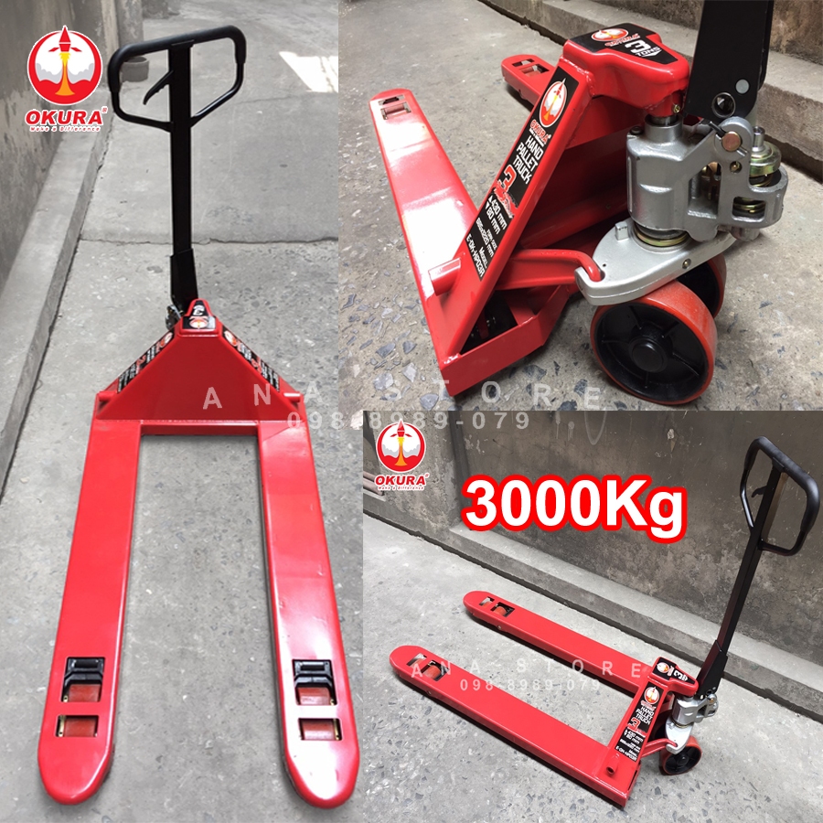 รถลากพาเลท ขนาด 3ตัน OKURA E-OK-HP03R | Shopee Thailand