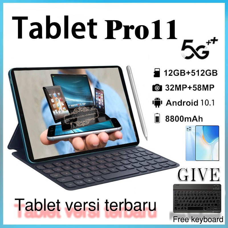 【COD】Tab Pro11 แท็บเล็ต 11.6นิ้ว เอชดี แกะ12GB+512GB android12 แท็บเล็ต ...