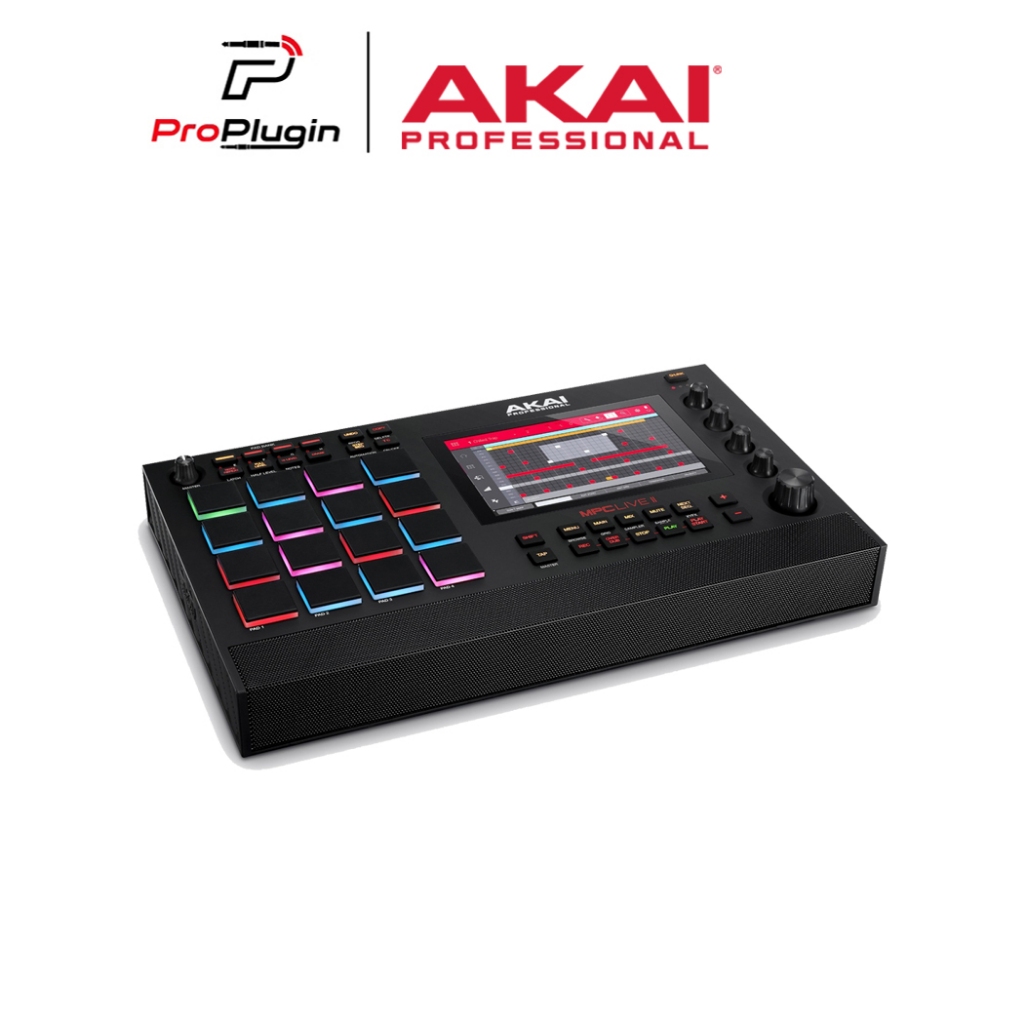 AKAI MPC LIVEII Standalone มาพร้อมลำโพง Stereo Built-in ใช้งานได้โดยไม่ต้องต่อ Computer ...