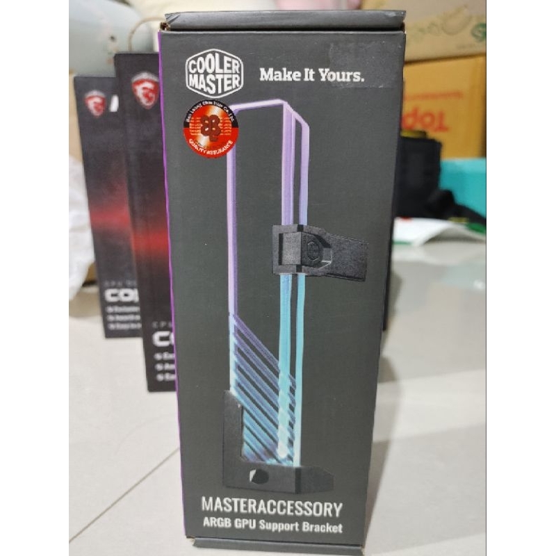 ที่ค้ำการ์ดจอ Cooler Master MASTERACCESSORY ARGB GPU Support Bracket | Shopee Thailand