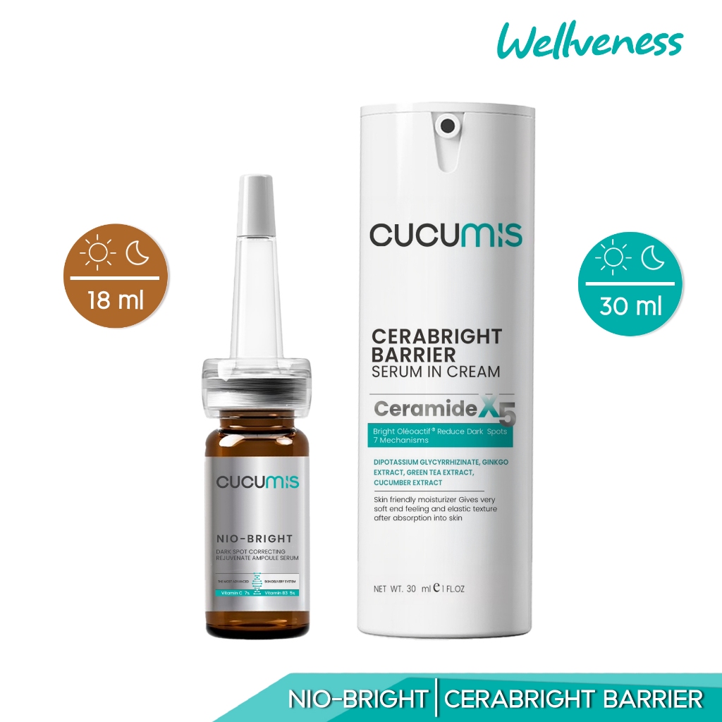 เวลวีเนส คูคูมิส เซตคู่หน้าใส WELLVENESS CUCUMIS AMPOULE SERUM และ ...