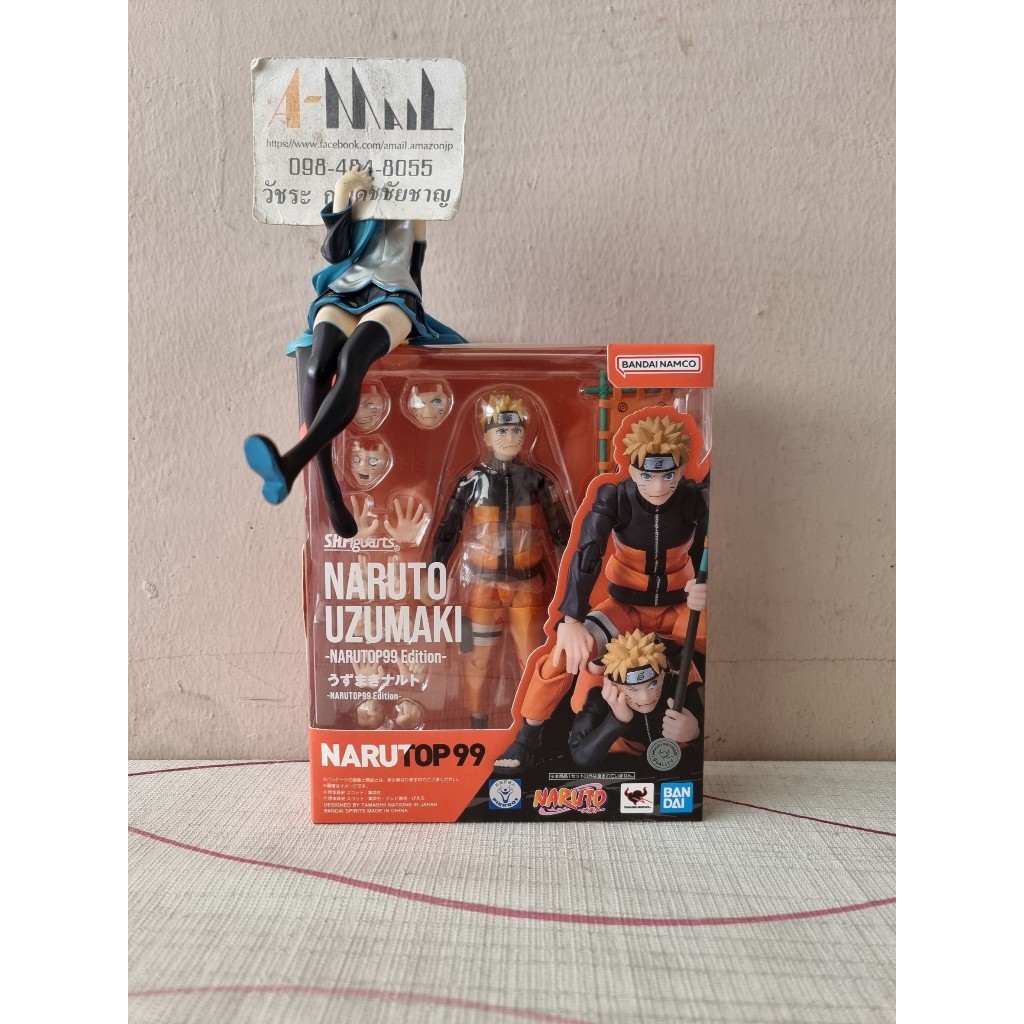 Bandai S.H.Figuarts Naruto Uzumaki NARUTOP99 Edition - Action Figure ...