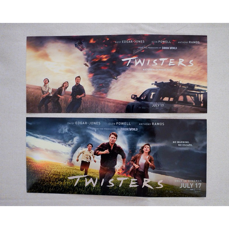 (1 ชุดมี 2 แบบ) สติ้กเกอร์ของแท้ “TWISTERS” จาก SF Cinema - Sticker ...