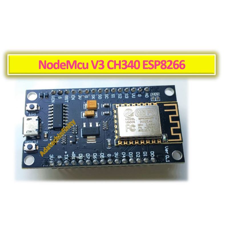NodeMcu V3 CH340 Lua WIFI ESP8266 IoT development board บอร์ด ESP8266 | Shopee Thailand
