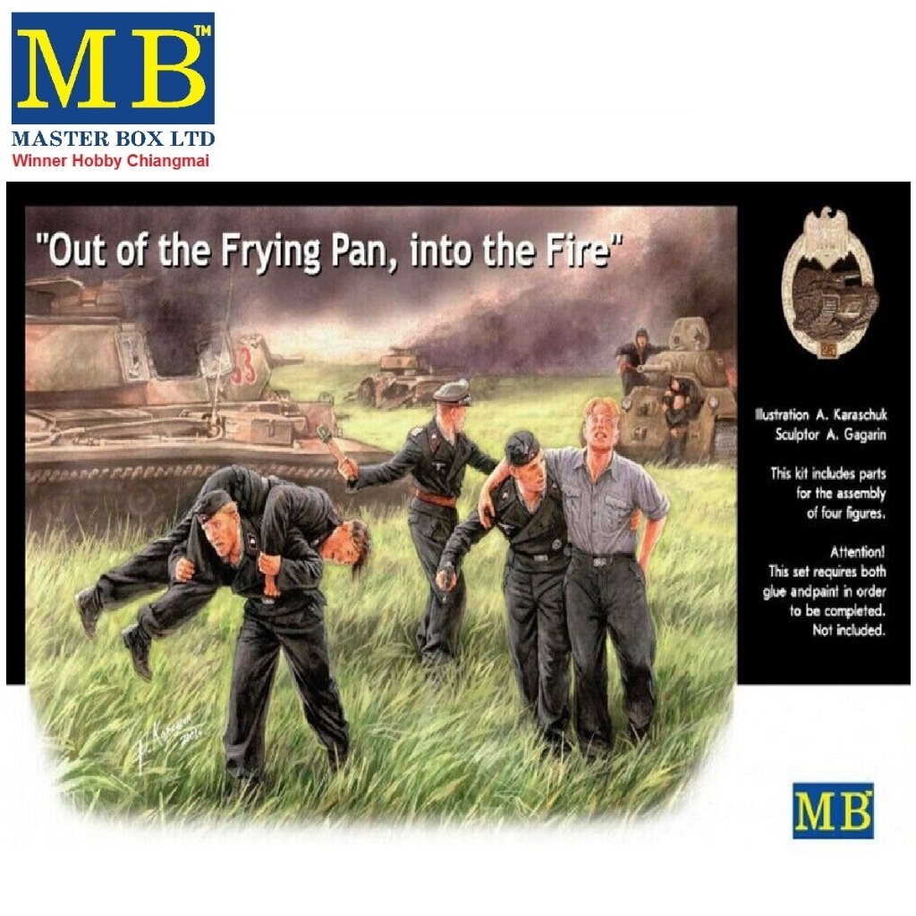 โมเดลฟิกเกอร์ Master Box 3536 German Tank Crew, Kursk, 1943 ( 1/35 ...