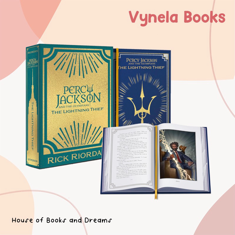 VYNELA (หนังสือภาษาอังกฤษ / HARDCOVER) PERCY JACKSON AND THE OLYMPIANS: THE LIGHTNING THIEF ...