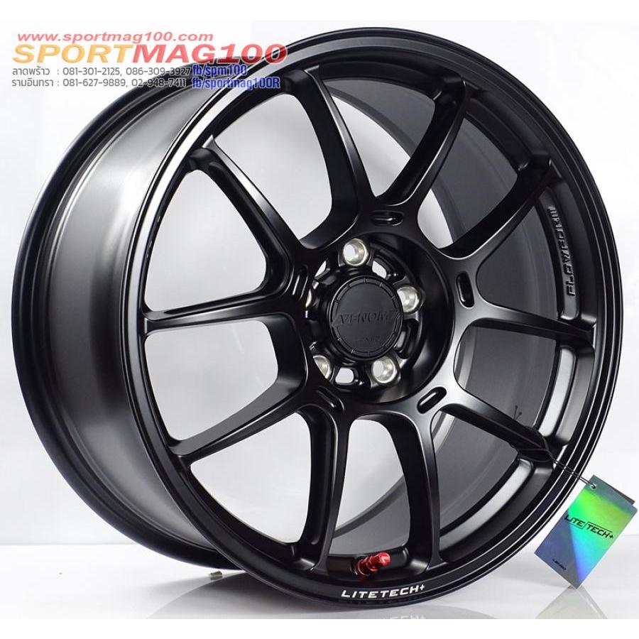 ล้อแม็กซ์ Lenso VENOM V1N LITETECH+ สีดำด้าน 8.5-18นิ้ว 5รู114 ET38 [21340] | Shopee Thailand