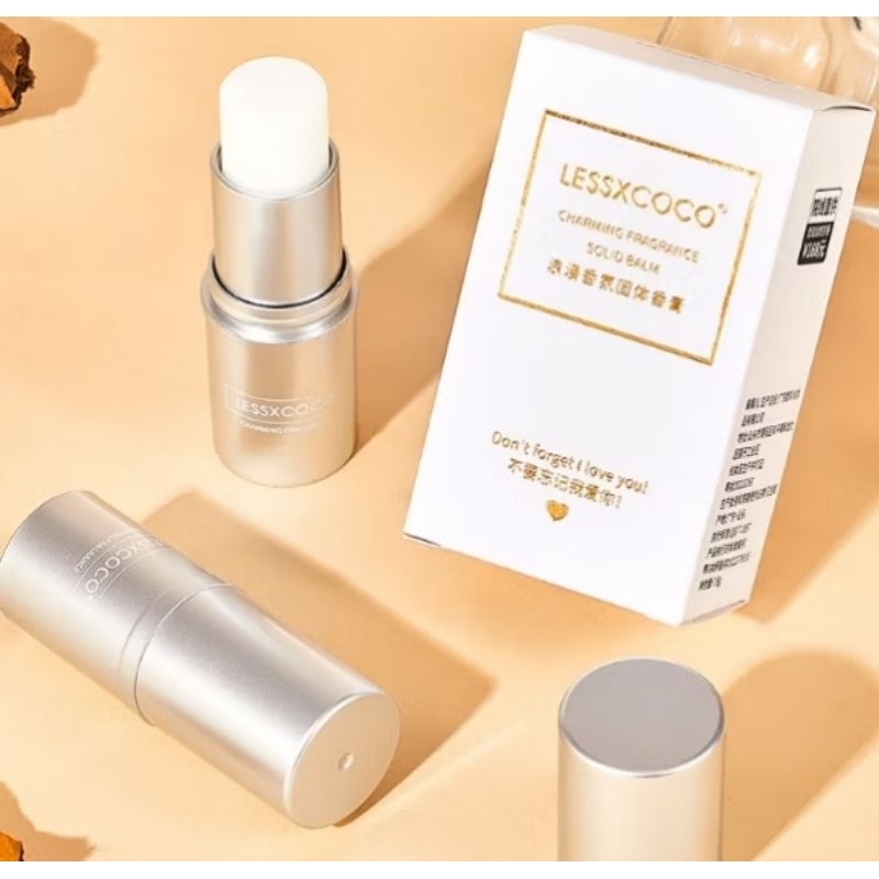 [ของแท้ พร้อมส่งบุบหน่อย)LESSXCOCO solid balm น้ำหอมแท่ง กลิ่นหอมนาน ...