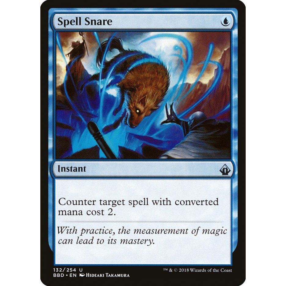 Spell Snare การ์ด Magic The Gathering ของแท้ จากรุ่น Battlebond ...