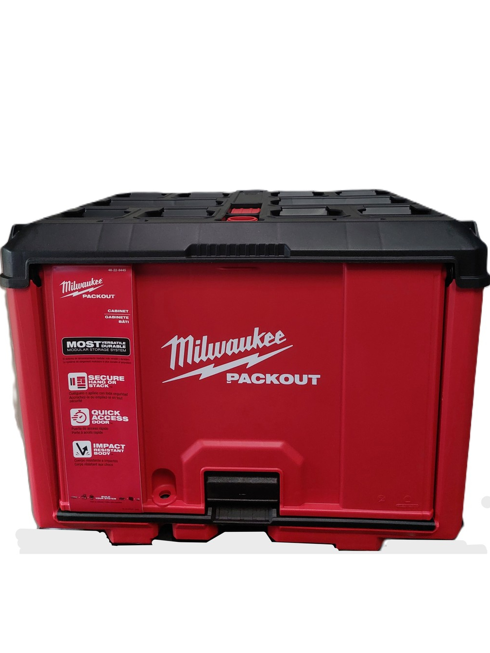 Milwaukee 48-22-8445 กล่องเครื่องมือ ขนาดใหญ่ ฝาเปิด/ปิดด้านหน้า ...