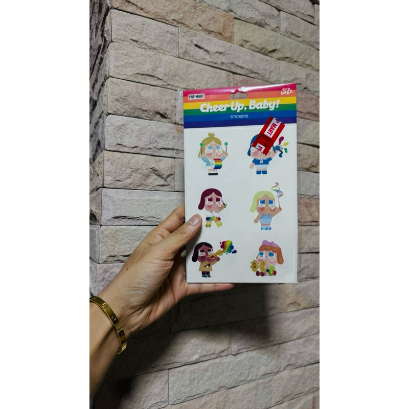 [POPMART] Crybaby Cheer up sticker | Shopee Thailand