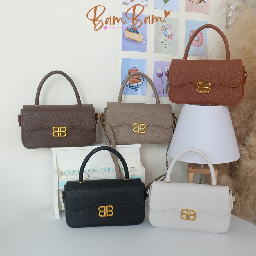 [พร้อมส่งในไทย] กระเป๋าสะพายมินิมอล No.CD-811 หนังPUพรีเมี่ยมงานเย็บสวย ...