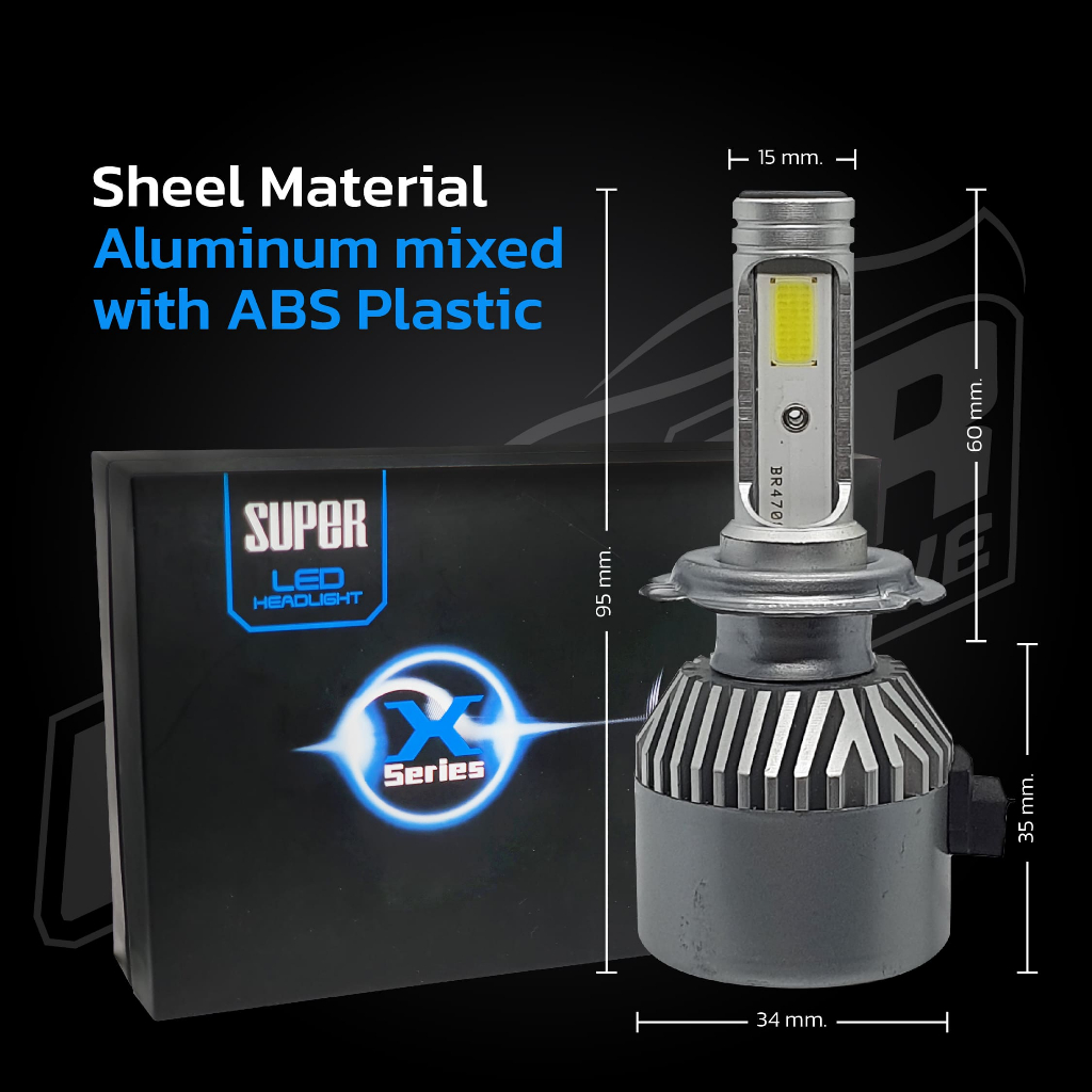 X Series LED หลอดไฟหน้า 35W รับประกัน 1 ปี | Shopee Thailand