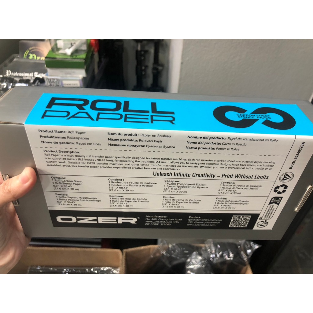 กระดาษลอกลาย OZER แบบม้วน Ozer Thermal Paper Roll | Shopee Thailand