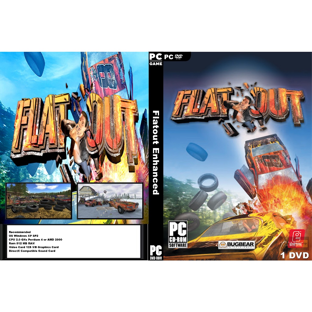 แผ่น Game PC Flatout Enhanced (1DVD) | Shopee Thailand