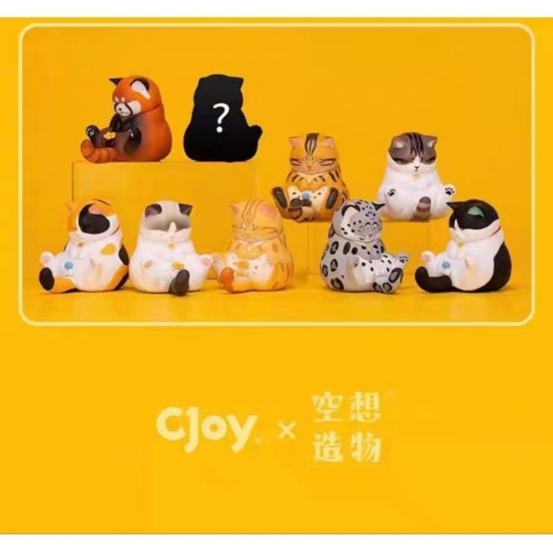 [secret/เช็คตัว] กล่องสุ่มโมเดลแมวไข่ Cjoy blind box | Shopee Thailand