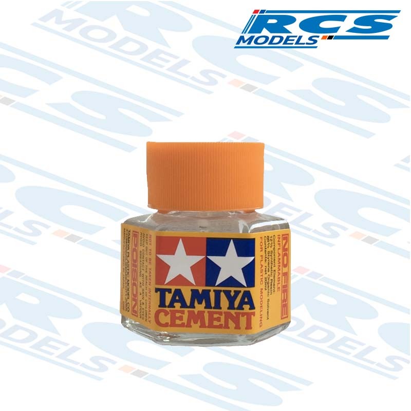 TAMIYA 87012 CEMENT (20ml) กาวสำหรับการทำโมเดลพลาสติก ฝาส้ม | Shopee ...
