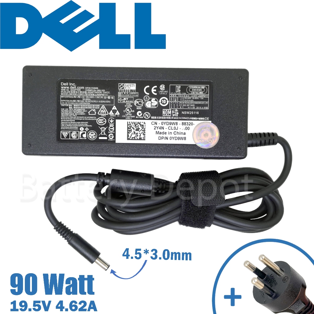 Dell Adapter Dell AIO Inspiron 3280 All-In-One 90W 4.5 สายชาร์จ เดล อะ ...