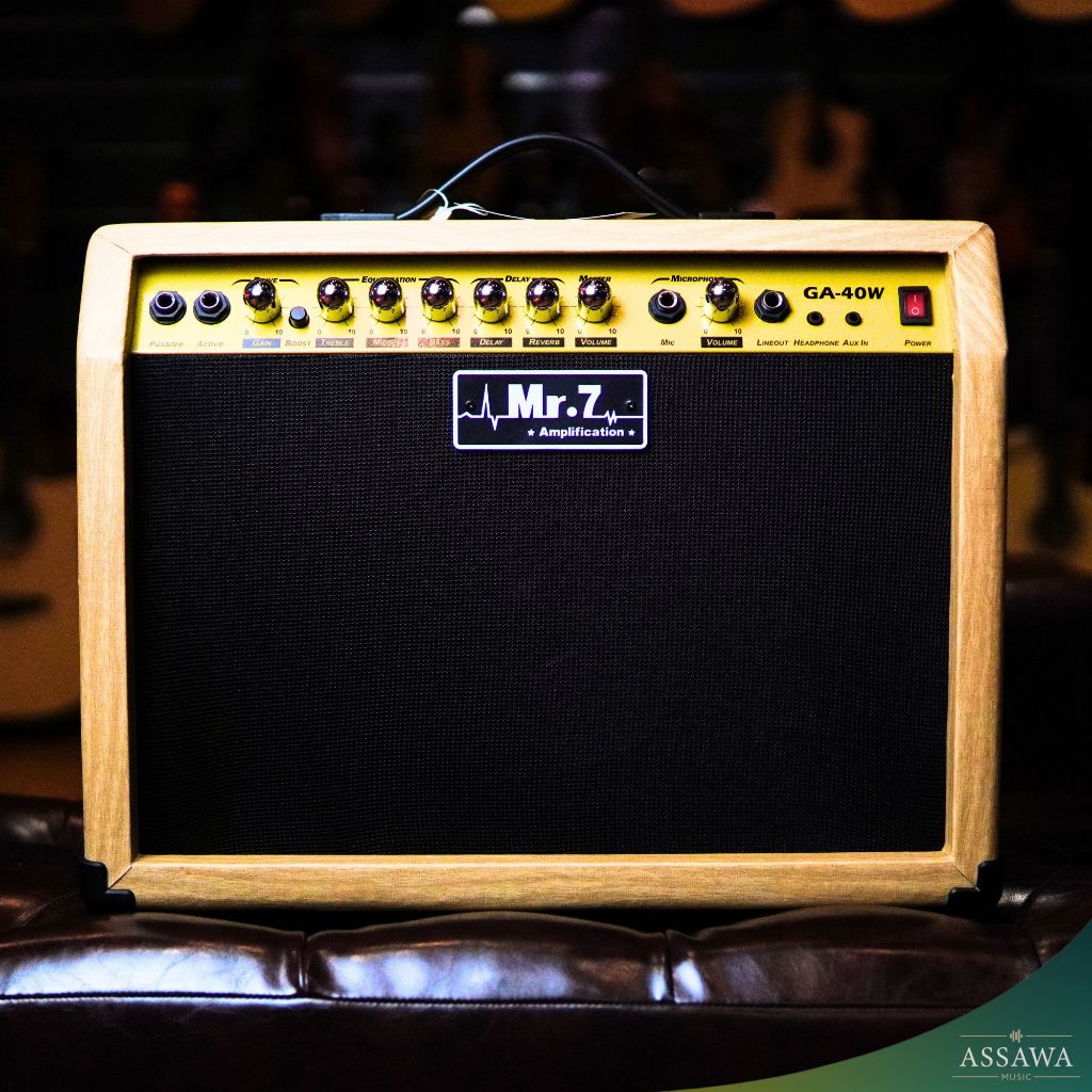 Mr.7 GA-40 ขนาด 40 W. ตู้แอมป์ แอมป์กีต้าร์ มีเอฟเฟคในตัว AssawaMusic ...