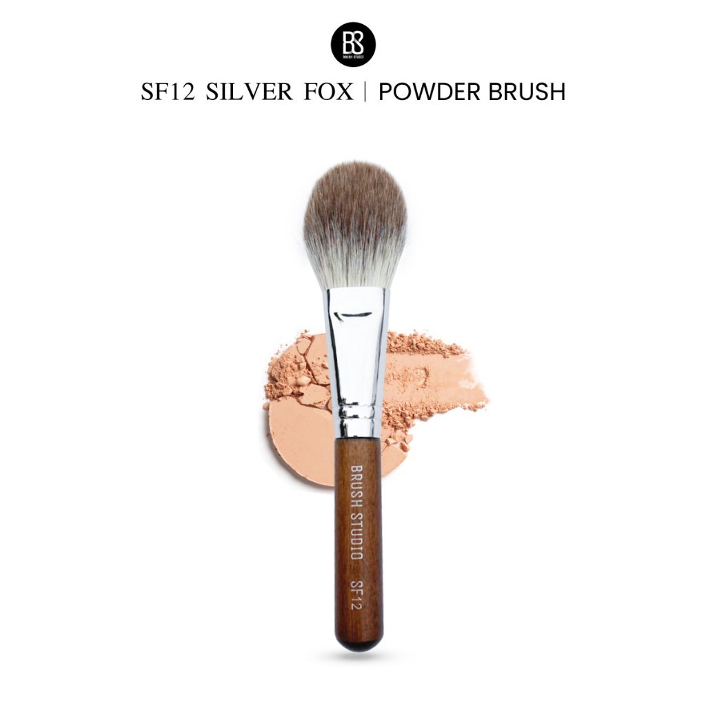 BRUSH STUDIO SF12 Silver Fox Powder Brush แปรงแป้งเอนกประสงค์ขนจิ้งจอก ...