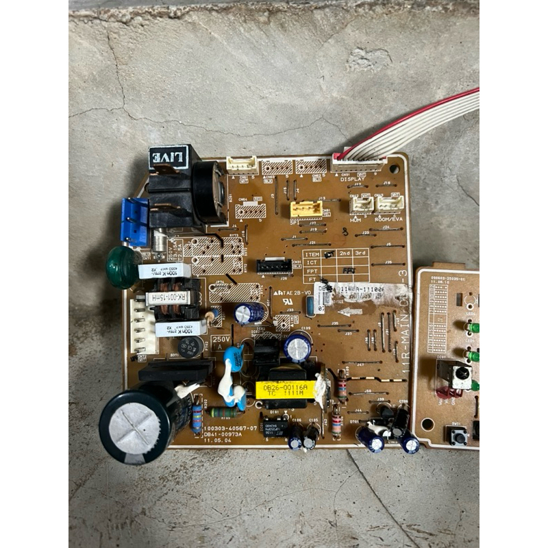 แผงวงจรแอร์คอยล์เย็นSAMSUNG-รุ่นAS18TULN-DB93-11562A 18000/24000BTU-ธรรมดา11R-MAIN-DLX-3 ...