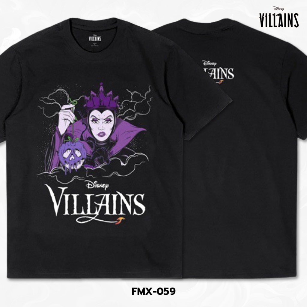 Power 7 Shop เสื้อยืดการ์ตูน "Villains" ลิขสิทธิ์แท้ DISNEY (FMX-059) | Shopee Thailand