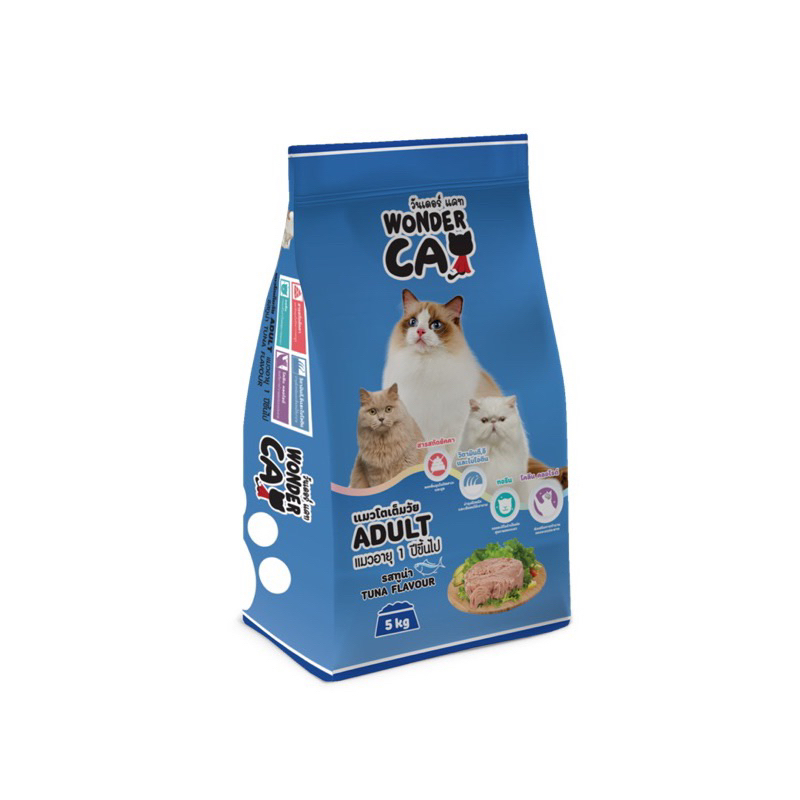 อาหารแมวWonder Cat ขนาด1 kg | Shopee Thailand