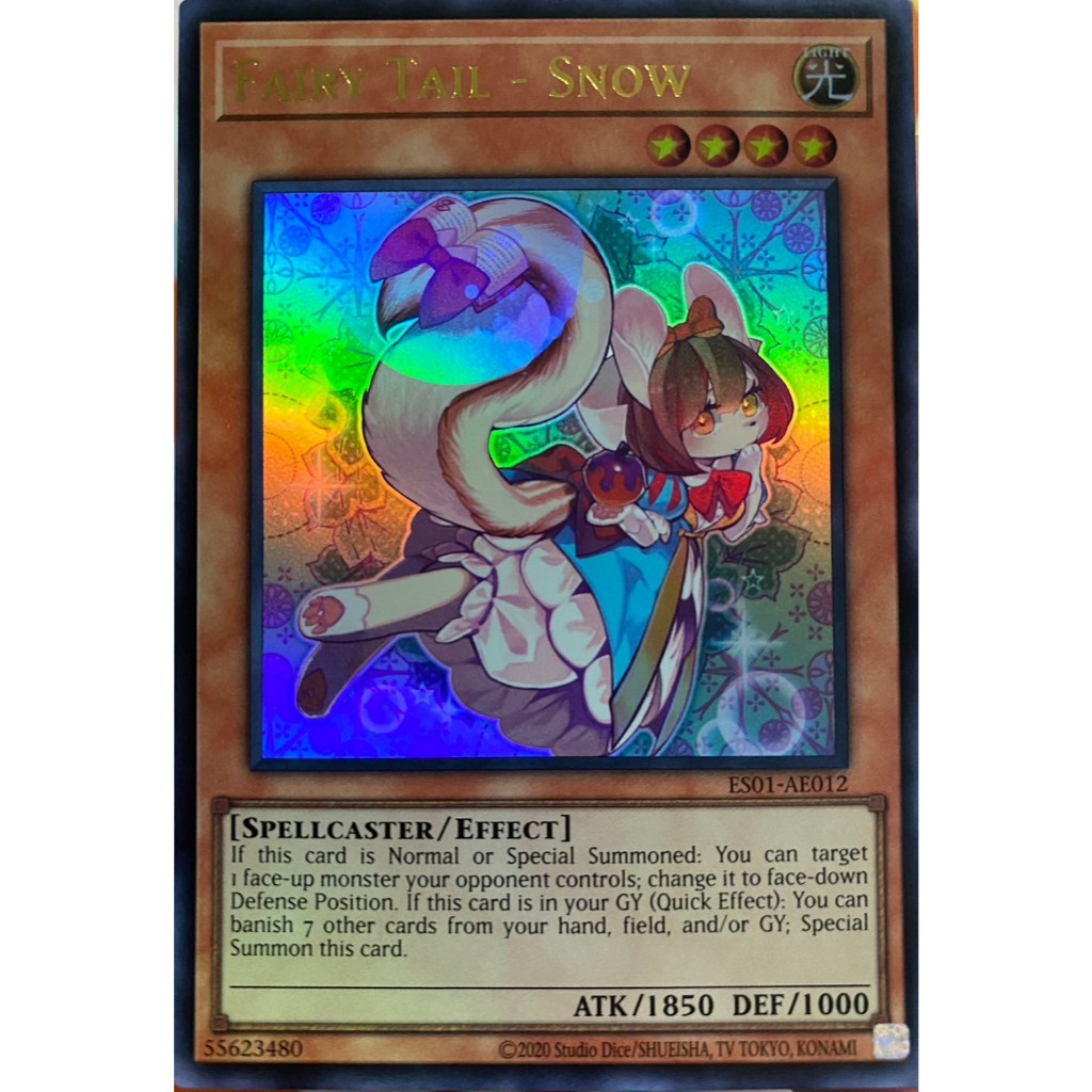 Yugioh Asia-Eng [ES01-AE012] Fairy Tail - Snow (Ultra Rare) การ์ดยูกิ ...