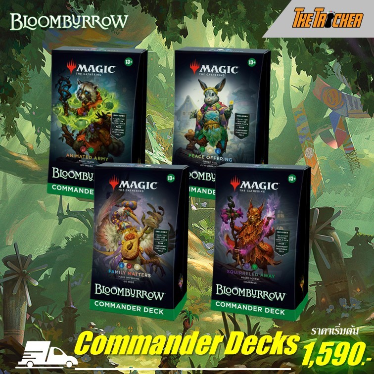 MTG Bloomburrow (BLB) Commander Decks | Shopee Thailand