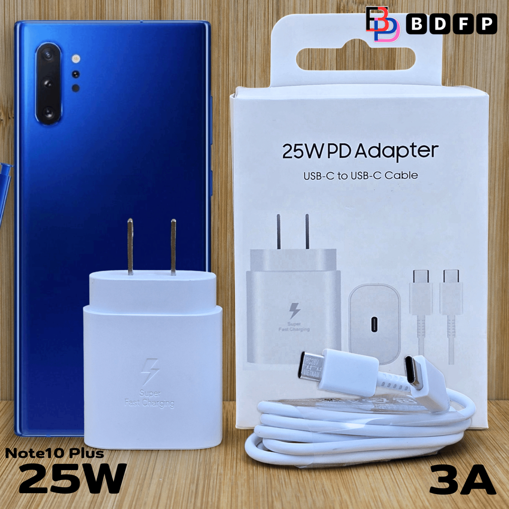 ที่ชาร์จ Samsung 25W Type-C BDFP การชาร์จด่วนแบบพิเศษ เหมาะกับ ซัมซุง Note10 Plus สายชาร์จ 3A 1/ ...