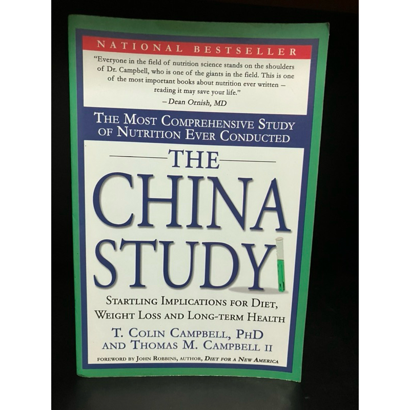 มือสอง Used : English | The China Study: The Most Comprehensive Study of Nutrition Ever ...