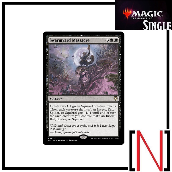 [MTG][Single][BLC] Swarmyard Massacre ระดับ Rare [ภาษาอังกฤษ] | Shopee ...