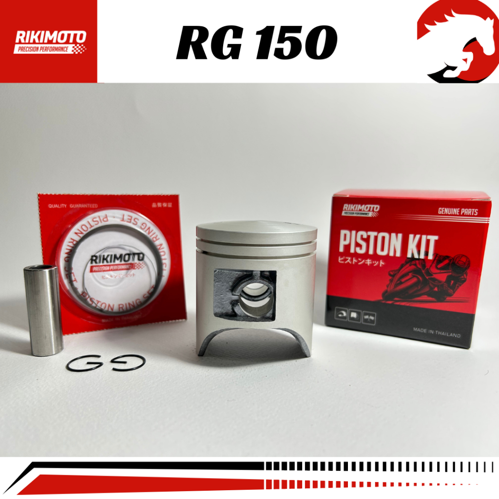 ลูกสูบชุด RG150, RG-GRAMMA(RG-แกรมม่า) งานแท้เกรดญี่ปุ่น RIKIMOTO ...