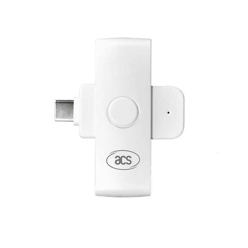 ACS เครื่องอ่านบัตร Smart card reader รุ่น ACR39U-NF Type-C สำหรับแอนดร ...
