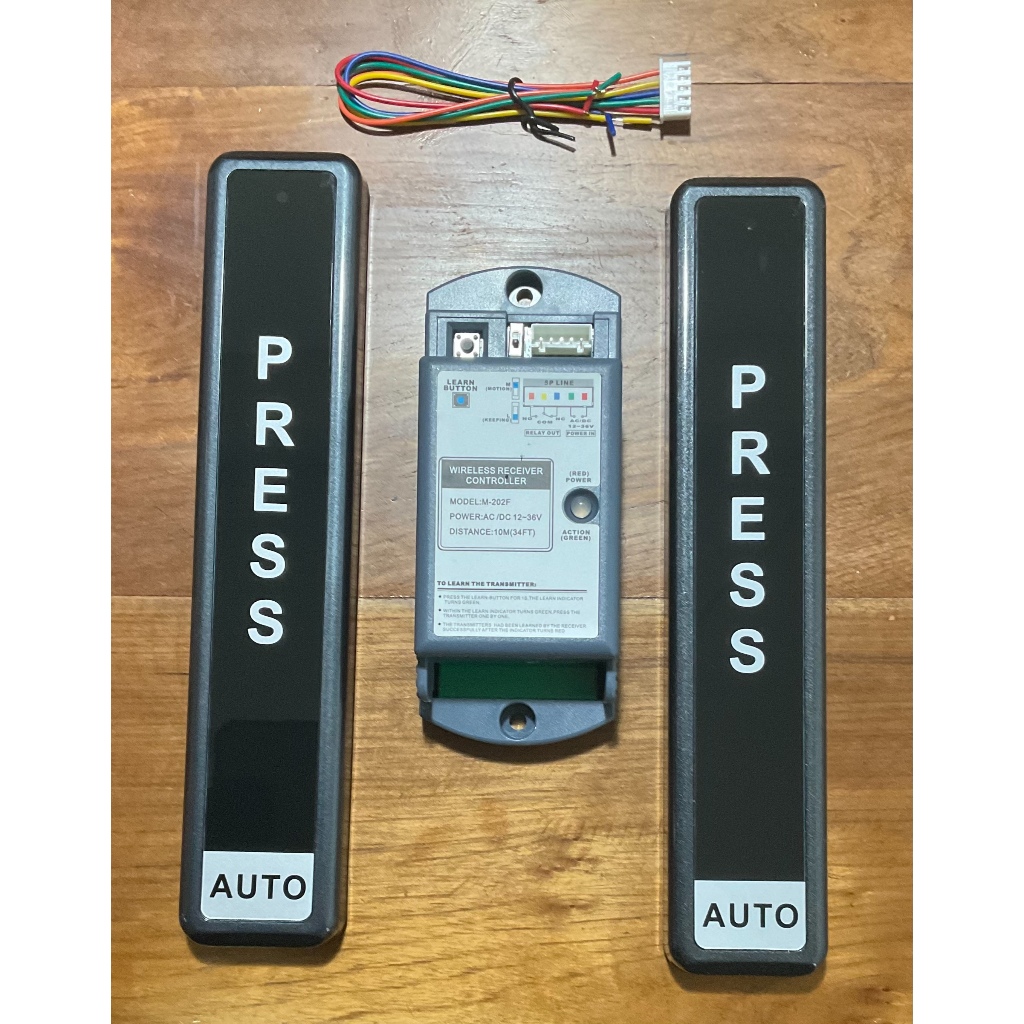 รีโมท ใช้กับประตู Auto - door พร้อม Auto push 2 ตัว | Shopee Thailand