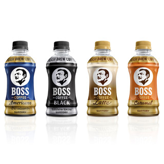 [24 ขวด] BOSS COFFEE by Suntory บอส คอฟฟี่ (อเมริกาโน่, ลาเต้, ไม่มีน้ำตาล) 230ml | Shopee Thailand