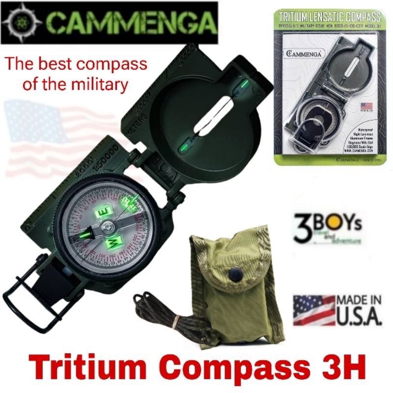 เข็มทิศ รุ่น Tritium Compass 3H เป็นเข็มทิศที่ดีที่สุดสำหรับทหาร ได้รับ ...