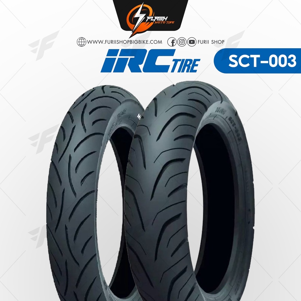 [ แบบผ่อนและไม่ผ่อน ] ยางรถมอเตอร์ไซค์ IRC : SCT-003 | Shopee Thailand