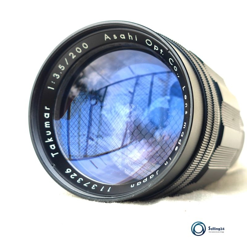 เลนส์มือหมุน Asahi Takumar 200mm f3.5(22) mount M42 Telephoto | Shopee ...