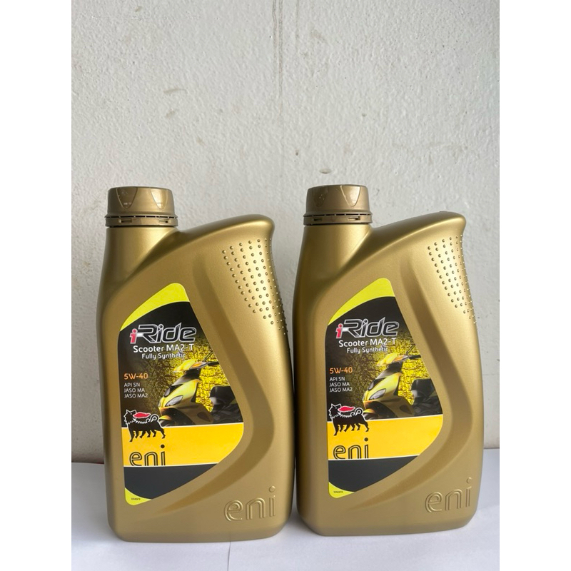 น้ำมันเครื่อง eni 5W40 ขนาด 0.8 ลิตร สำหรับ เวสป้า รุ่นทุกรุ่น | Shopee Thailand