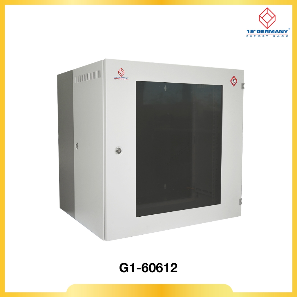 19" GERMAN Wall Rack รุ่น G1-60612 ขนาด 12U กว้าง 60cm ลึก 60cm สูง 59cm | Shopee Thailand