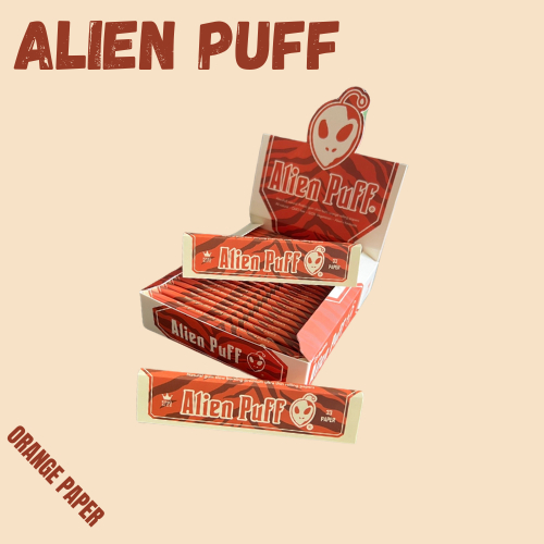 กระดาษมวน กระดาษโรล Orange Alien puff OG กระดาษสมุนไพร ขนาด 110mm ...