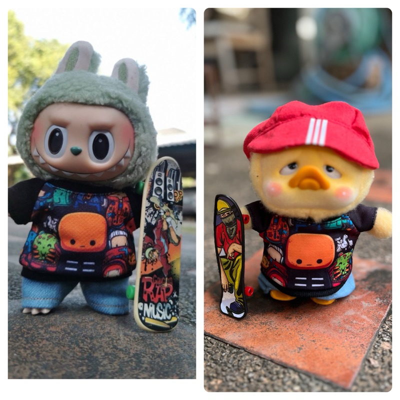 R001(พร้อมส่ง)ชุดตุ๊กตา Labubu / upset duck | Shopee Thailand