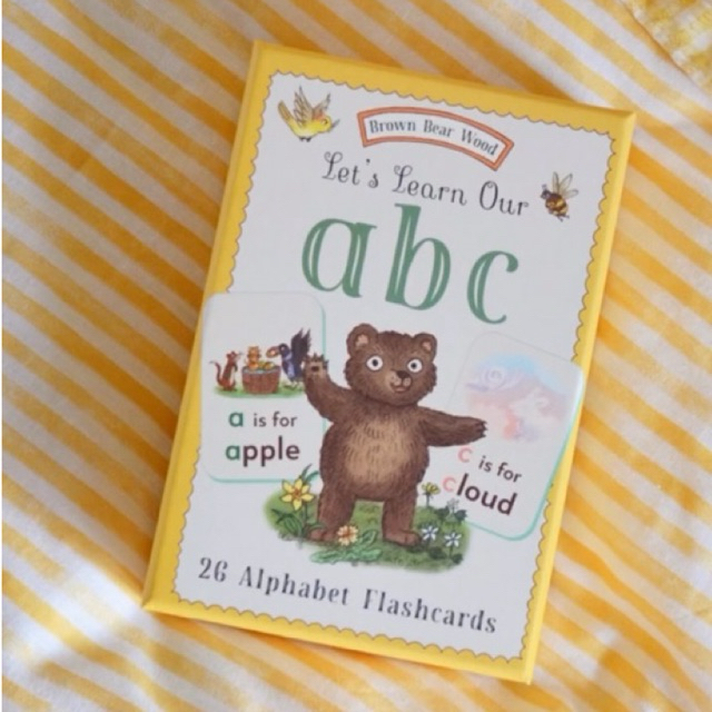 LET'S LEARN OUR ABCS ; BROWN BEAR WOOD | Shopee Thailand