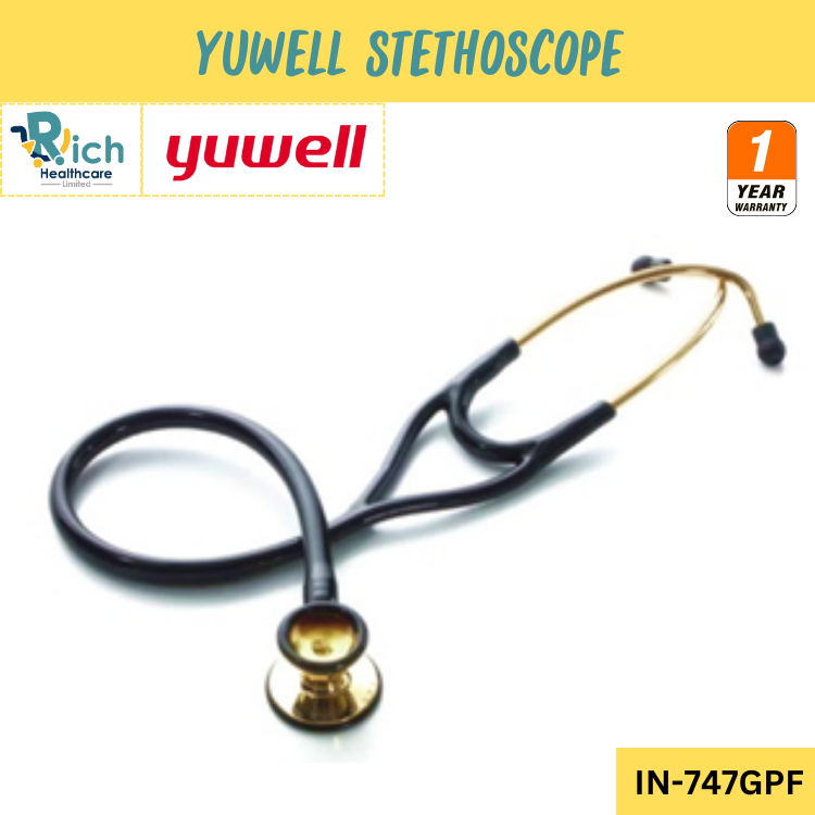 Yuwell Stethoscope ชุดหูฟังการเต้นของหัวใจ รุ่น IN-747GPF [รับประกัน ...