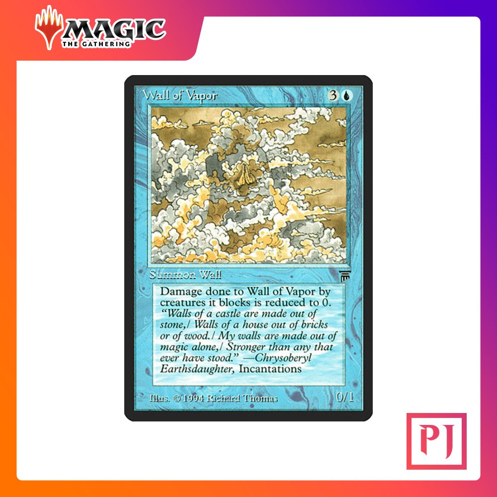 [MTG] Wall of Vapor [LEG] [BLUE] [COMMON] [NORMAL] [ENG] (การ์ดเมจิค ...