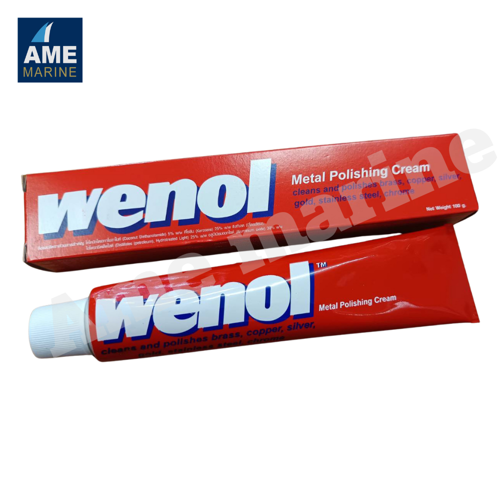 Wenol 100g วีนอล ครีมขัดโลหะ ใช้ทำความสะอาด เคลือบเงาโลหะ เหมาะสำหรับ ...