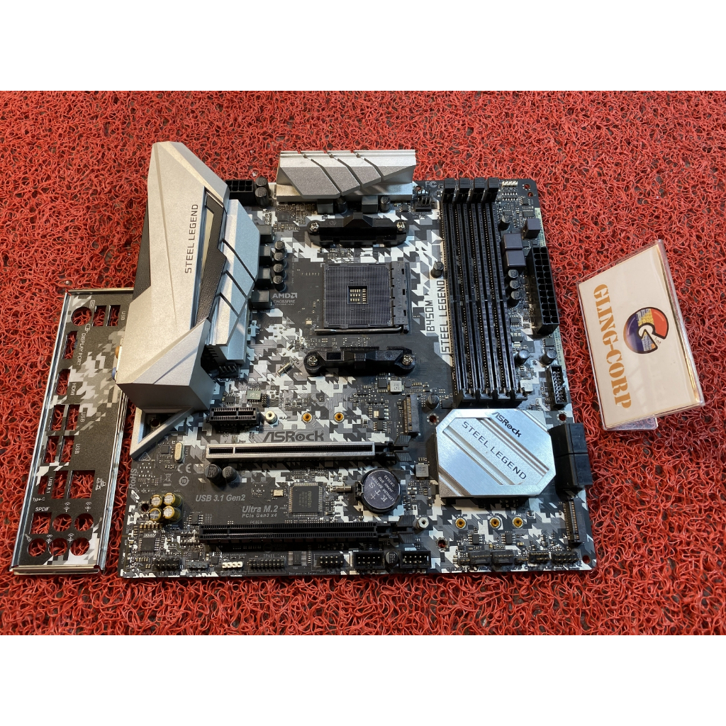 AM4 MAINBOARD ASROCK 400S RAM 4 SLOT mATX - หลายรุ่น / B450M / | Shopee ...