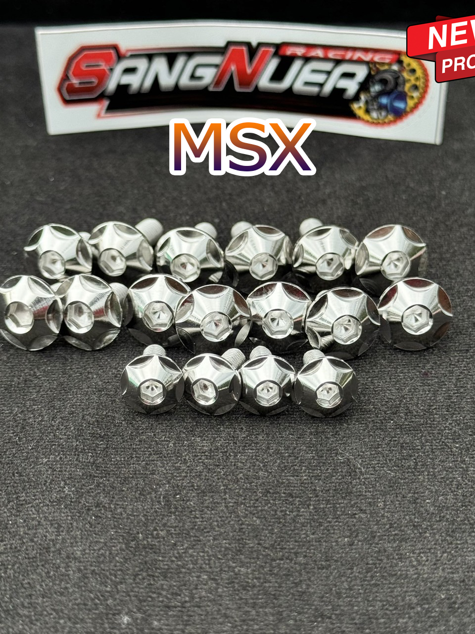 น็อตชุดสีดาวเลส Honda Msx 17ตัว | Shopee Thailand