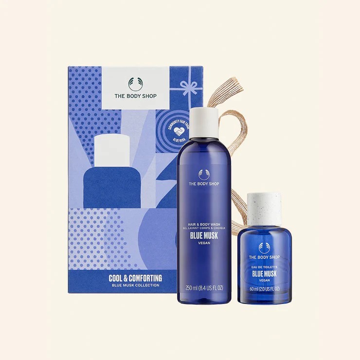 พร้อมส่ง the body shop blue musk fragrance set | Shopee Thailand